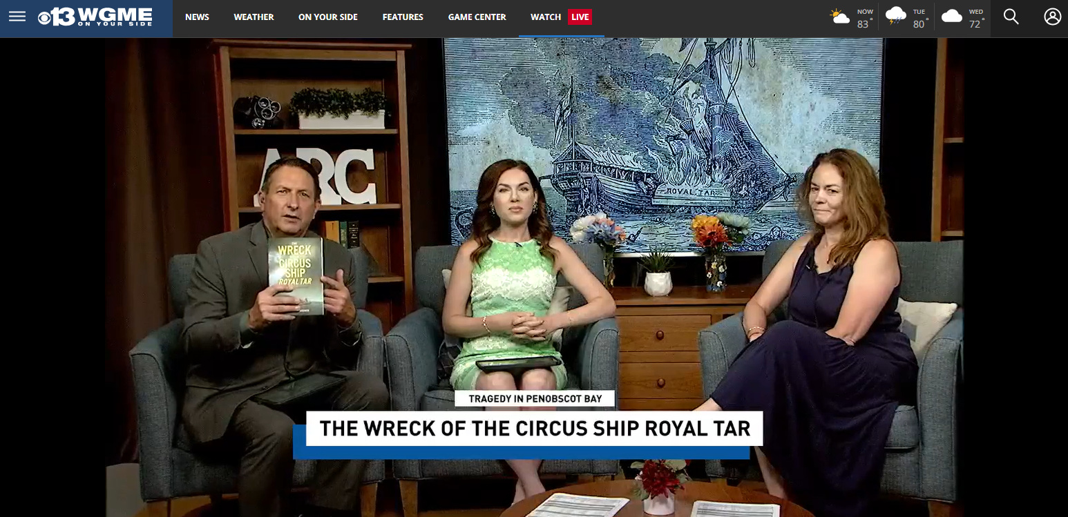 The Wreck of the Circus Ship Royal Tar: Tragedy in Penobscot Bay